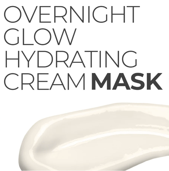 Overnight Glow Hydrating Cream Mask- Green Tea & Cucumber - Refill 1.5 ...